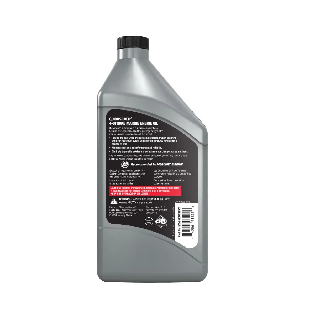 25W-40 Synthetic Marine Engine Oil - 1 L - Fogh Boat Supplies