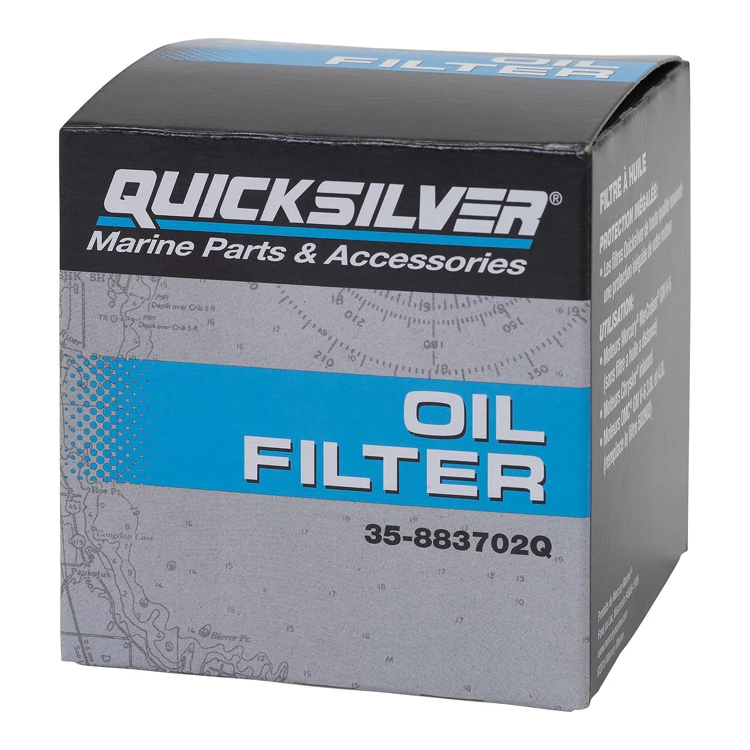 883702Q Engine Block Mount Oil Filter - MerCruiser - Fogh Boat Supplies