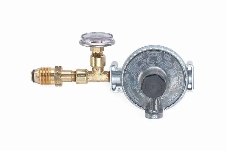 Trident LPG Regulator W/ Gauge 1 Stage – 1 Port – Tank Mount - Fogh ...