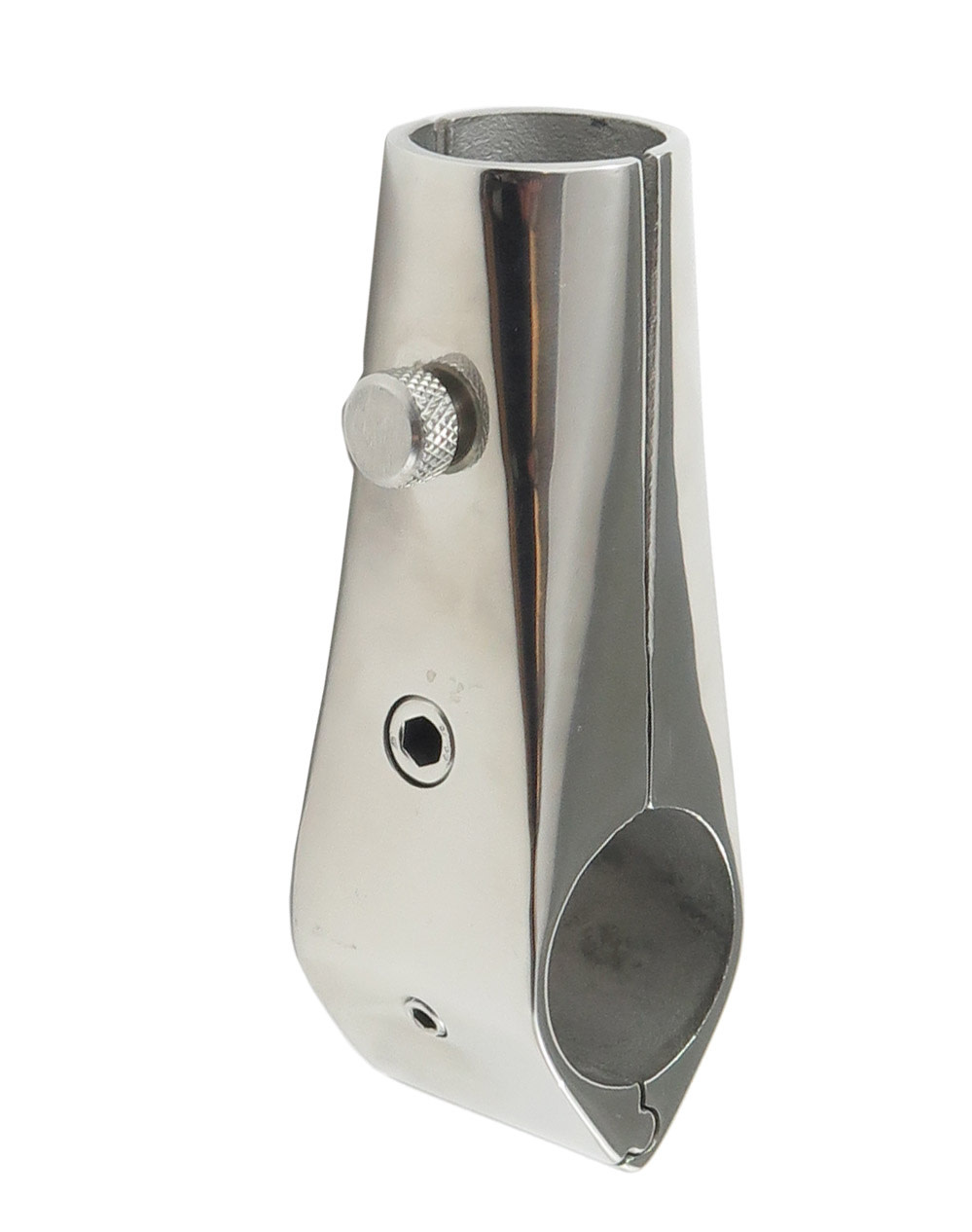 Rail Mount Flag Pole Socket 7/8" or 1" S.S. - Fogh Boat Supplies