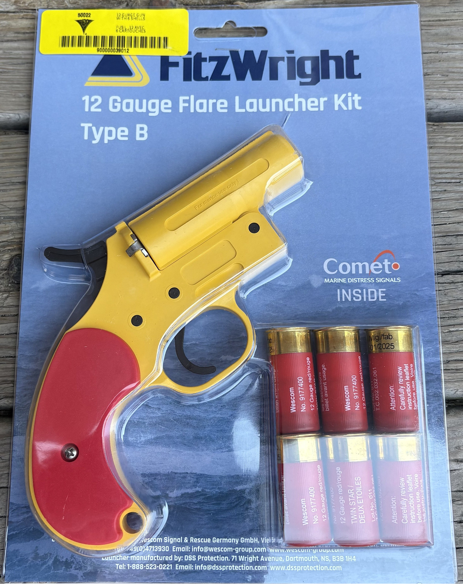Flare Twin 6 Pk Gun Kit Comet - Fogh Boat Supplies
