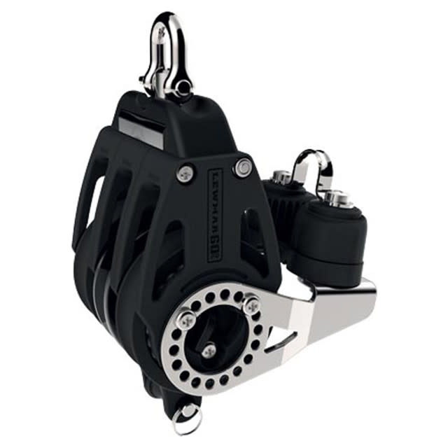 Lewmar Triple Ratchet Block w/Cam+Becket 60mm - Fogh Boat Supplies
