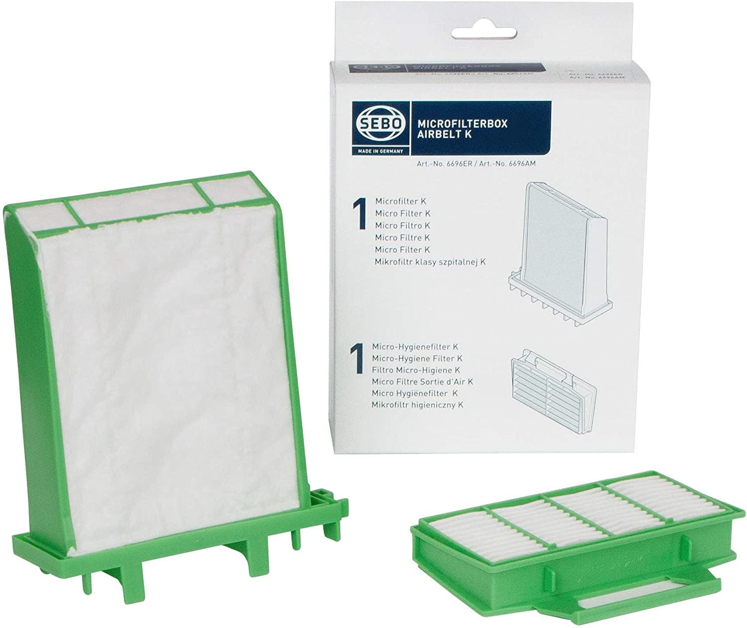 Filter set for Sebo K series - Boutique Chapman