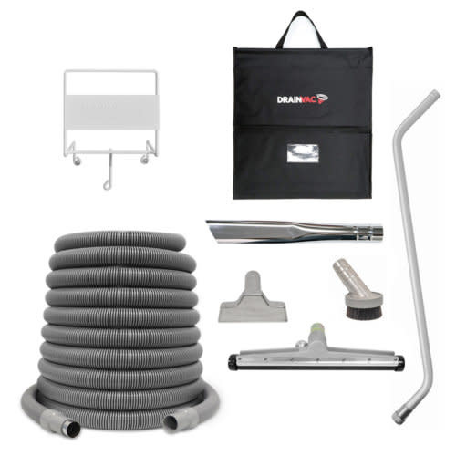 Commercial kit for 50' central vacuum - Boutique Chapman