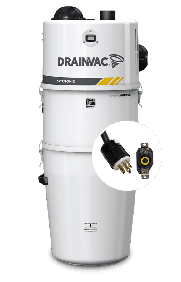 DrainVac Cyclonik Central Vacuum - 2 motors - DV1R19-27CT - Boutique ...
