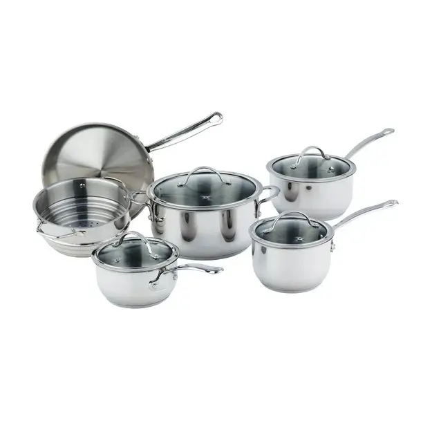 Meyer New 10-Piece 3-Ply Cookware Set - Boutique Chapman