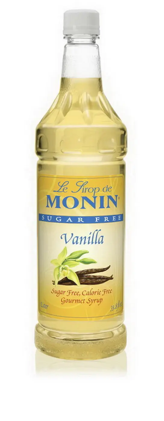 Sirop Monin Vanille sans sucre 1L - Boutique Chapman