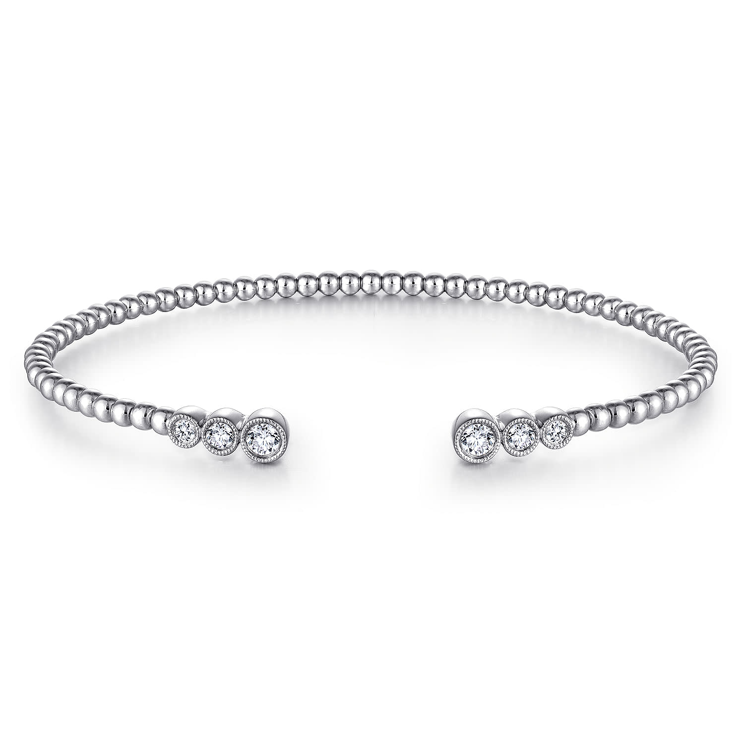 Diamond Split Cuff Bracelet - Safian & Rudolph Jewelers