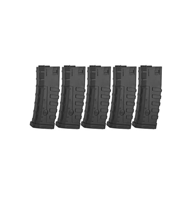 Command Arms CAA Licensed Magazine for M4 M16 AEG by King Arms - 5 Pack ...