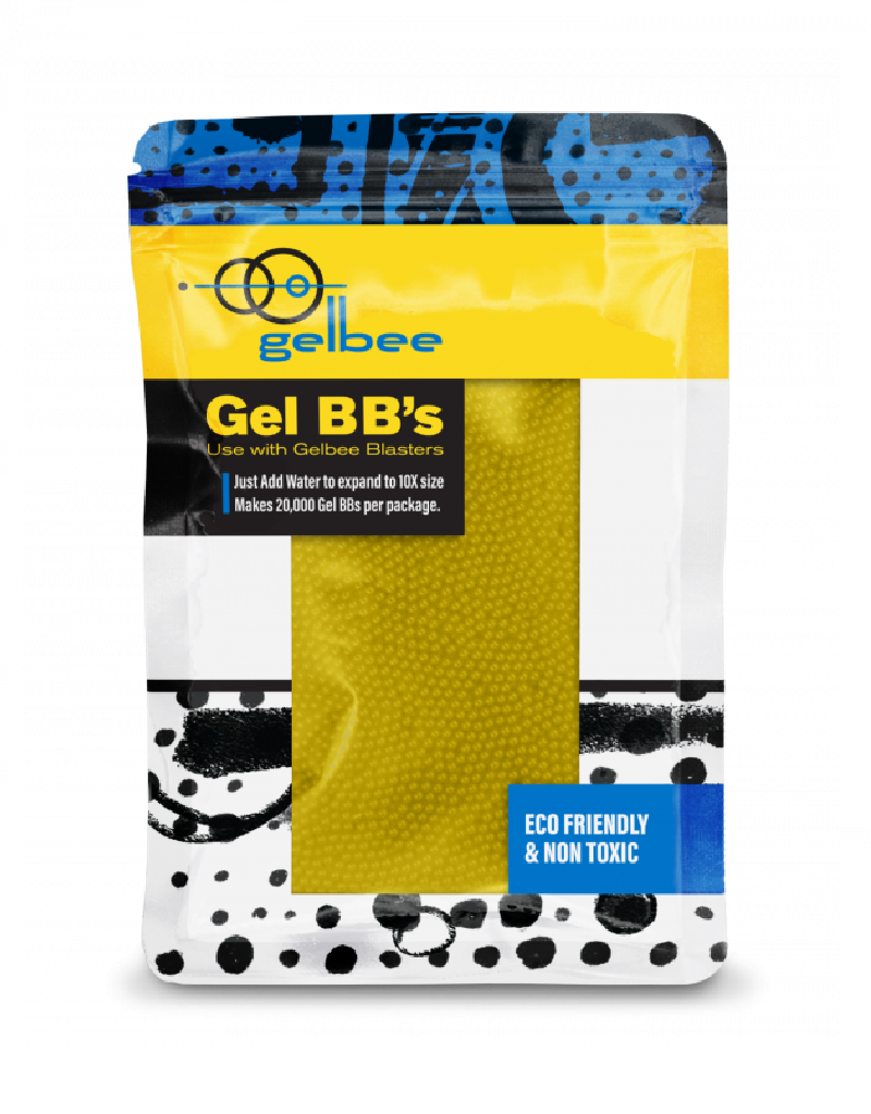 GelBee Yellow Gel BBs 6.0mm - New England Airgun Inc