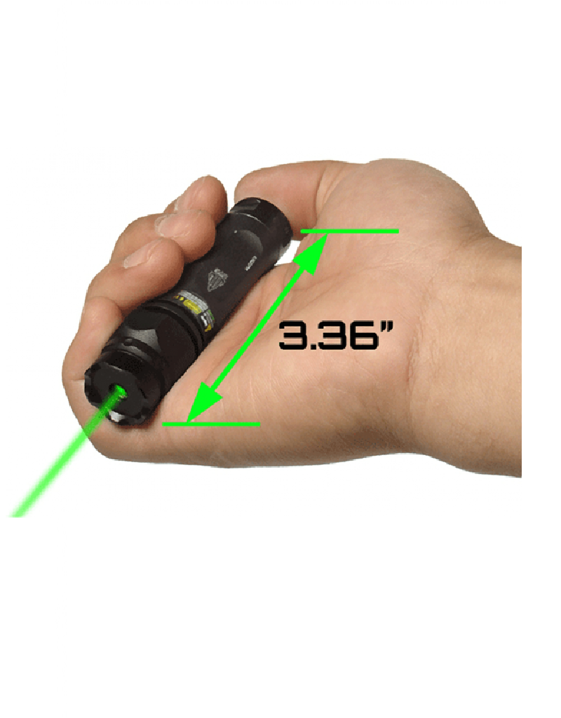 UTG W/E ADJUSTABLE COMPACT GREEN LASER WITH RINGS - New England Airgun Inc