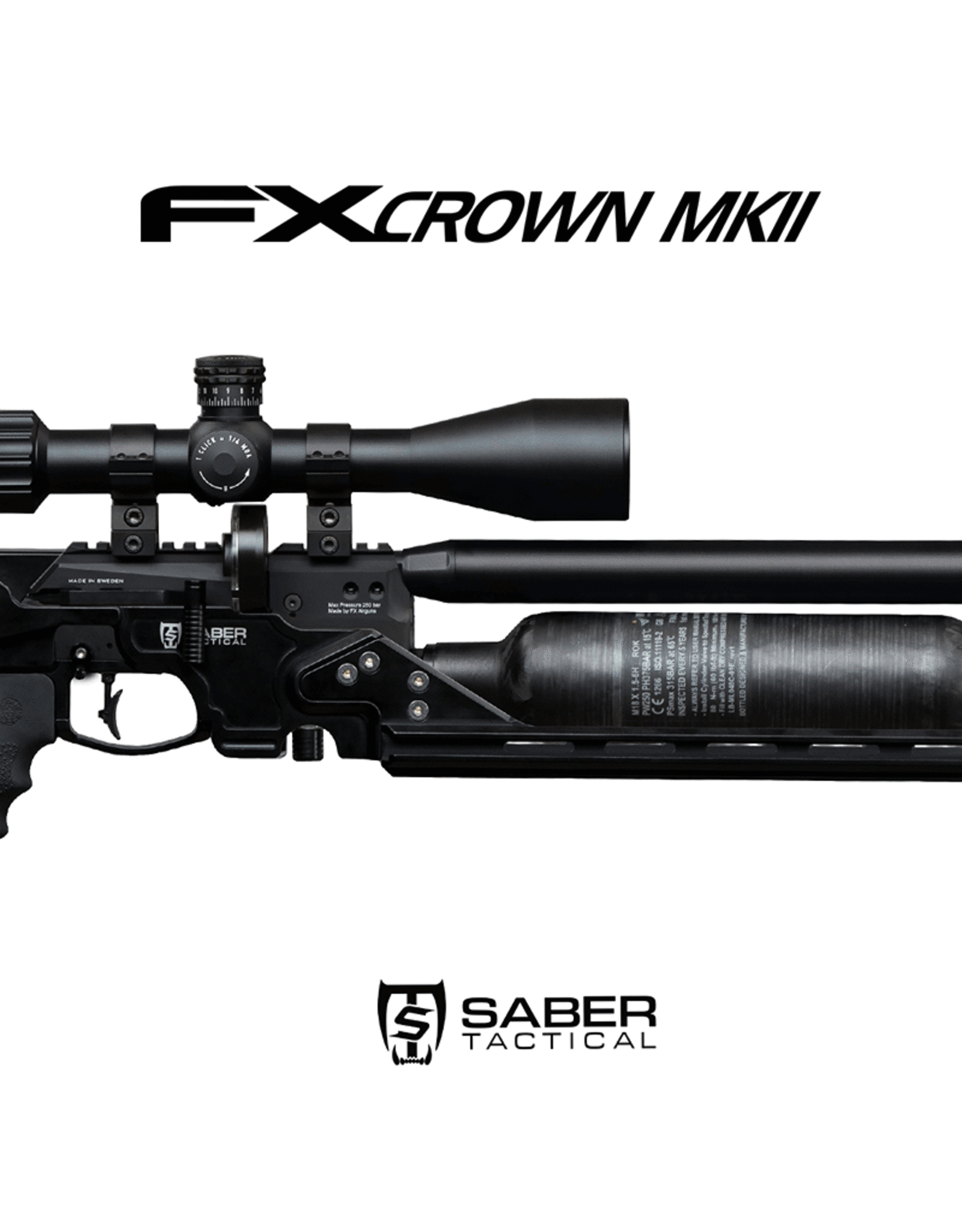 FX Airguns FX Crown MKII Standard, Base Chassis Ready - 0.22 caliber - New England Airgun Inc