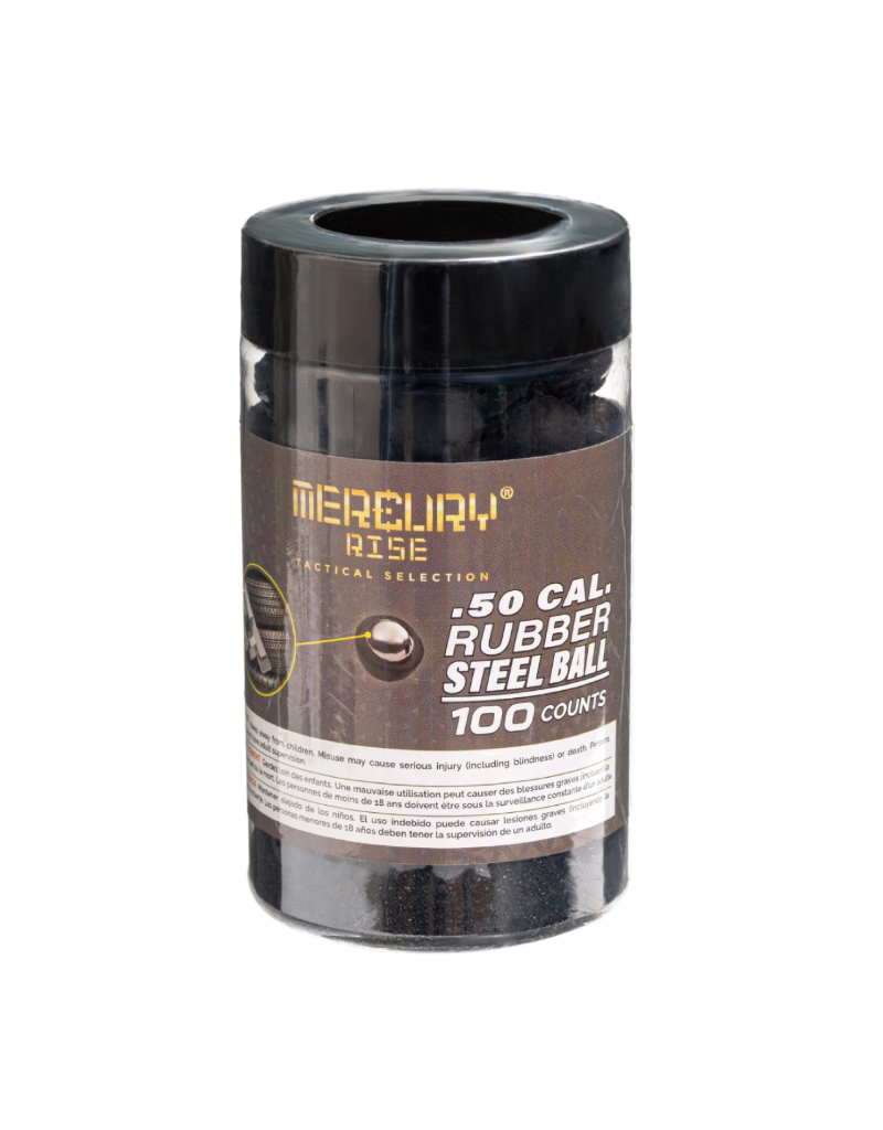 Mercury Rise Self Defense TPE Rubber Steel Ball Ammo for Training ...