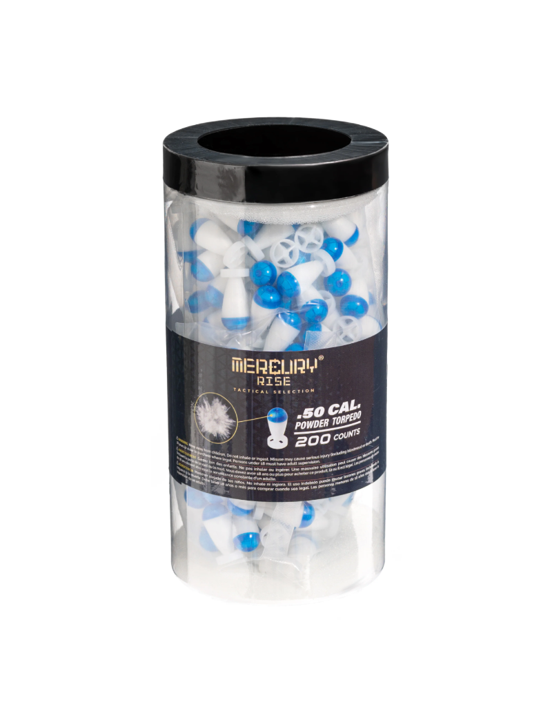 .50 cal. Mercury Rise Self Defense Powder Torpedo Ammo for Torpedo ...