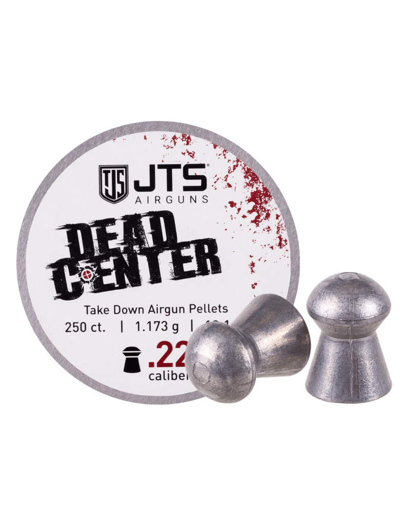 JTS Dead Center Precision .22 cal, 1.173g (18.1 gr) Domed pellets (250 ...