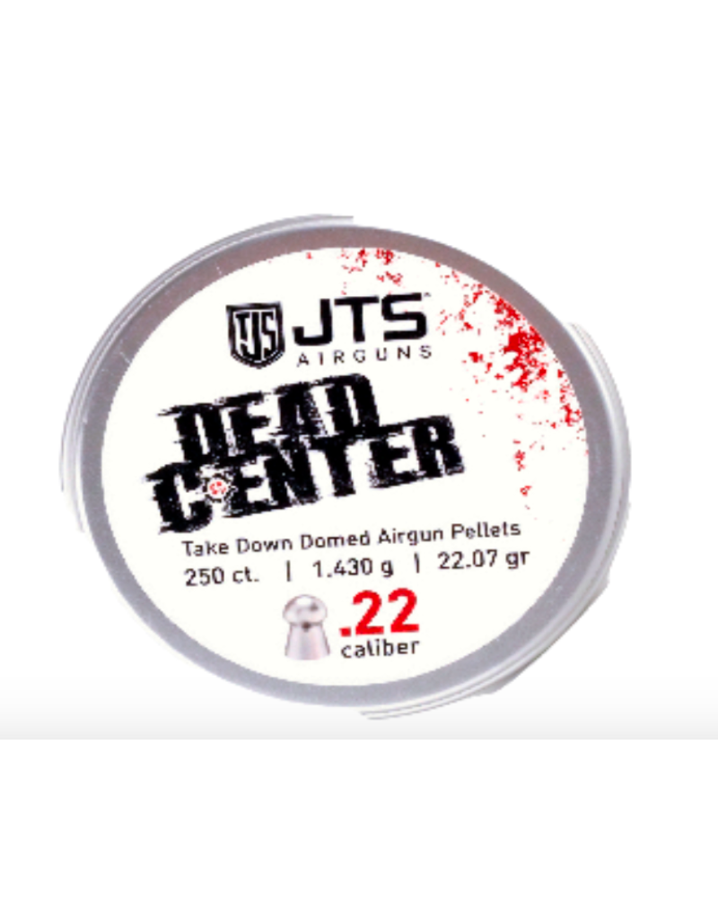 JTS Dead Center Precision .22 cal, 1.430g (22.07 gr) Domed pellets (250 ...