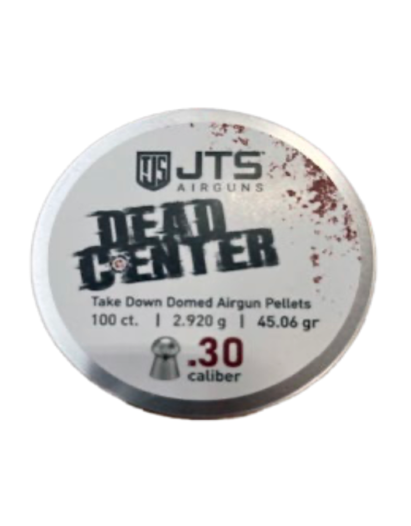 JTS Dead Center Precision .30 cal, 2.920g (45.06 gr) Domed pellets (100 ...