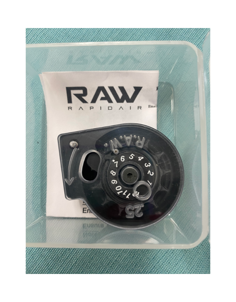 Rapid Air Weapons - RAW HMX .25 cal 12 Shot Rotary Spare Magazine - LH ...