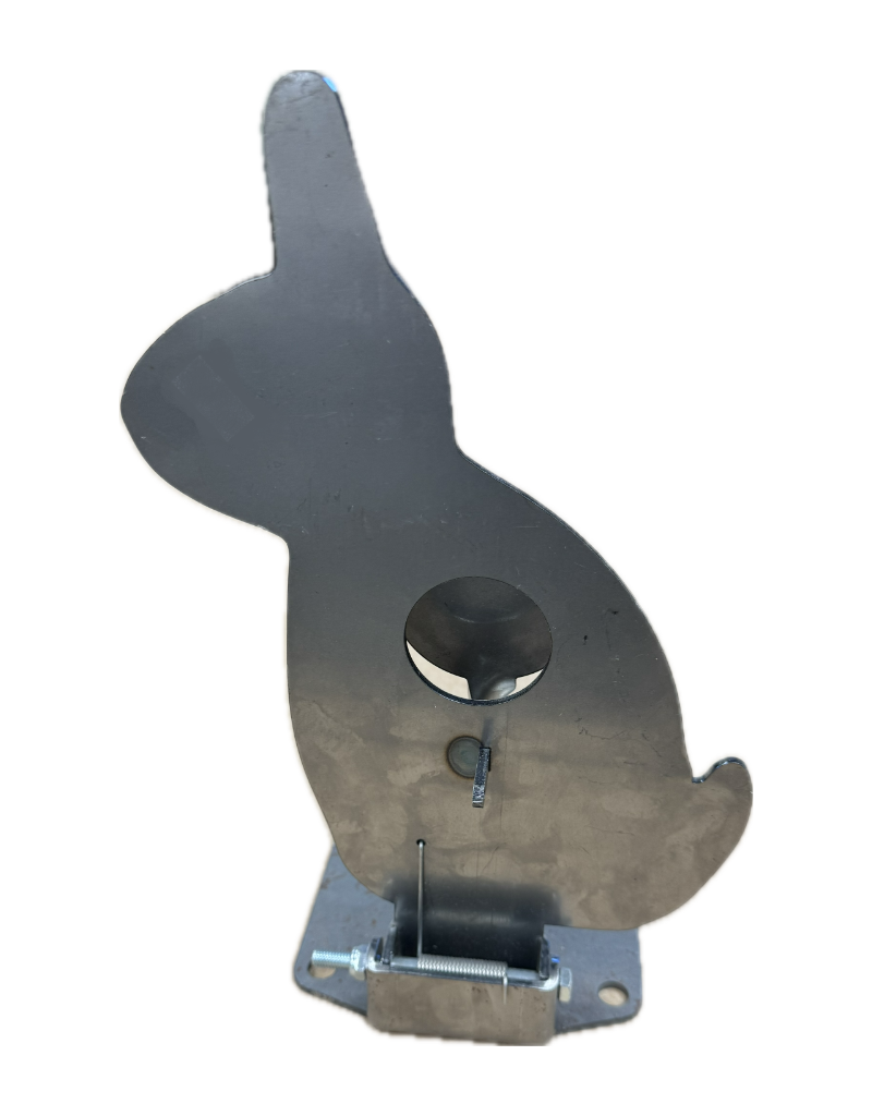 Large Rabbit Metal Targets 40mm Pull to Reset - New England Airgun Inc