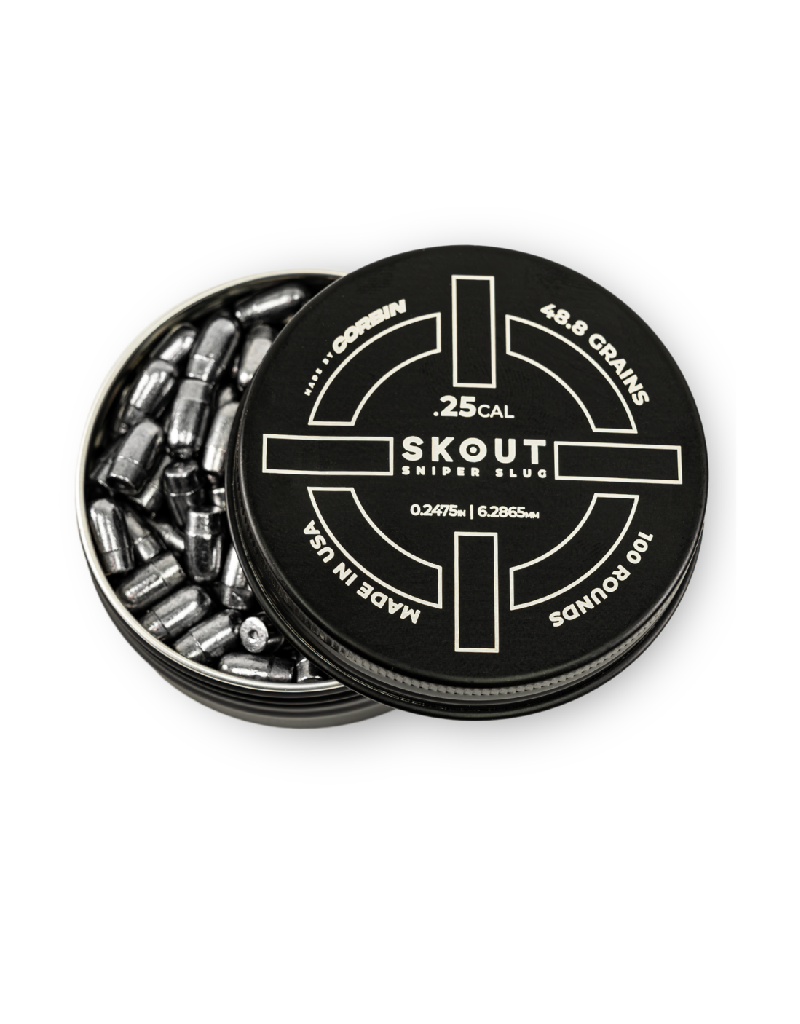 .25 Caliber | 48.8 grain | Skout | Corbin Swaged slugs - 10 Pack - New ...