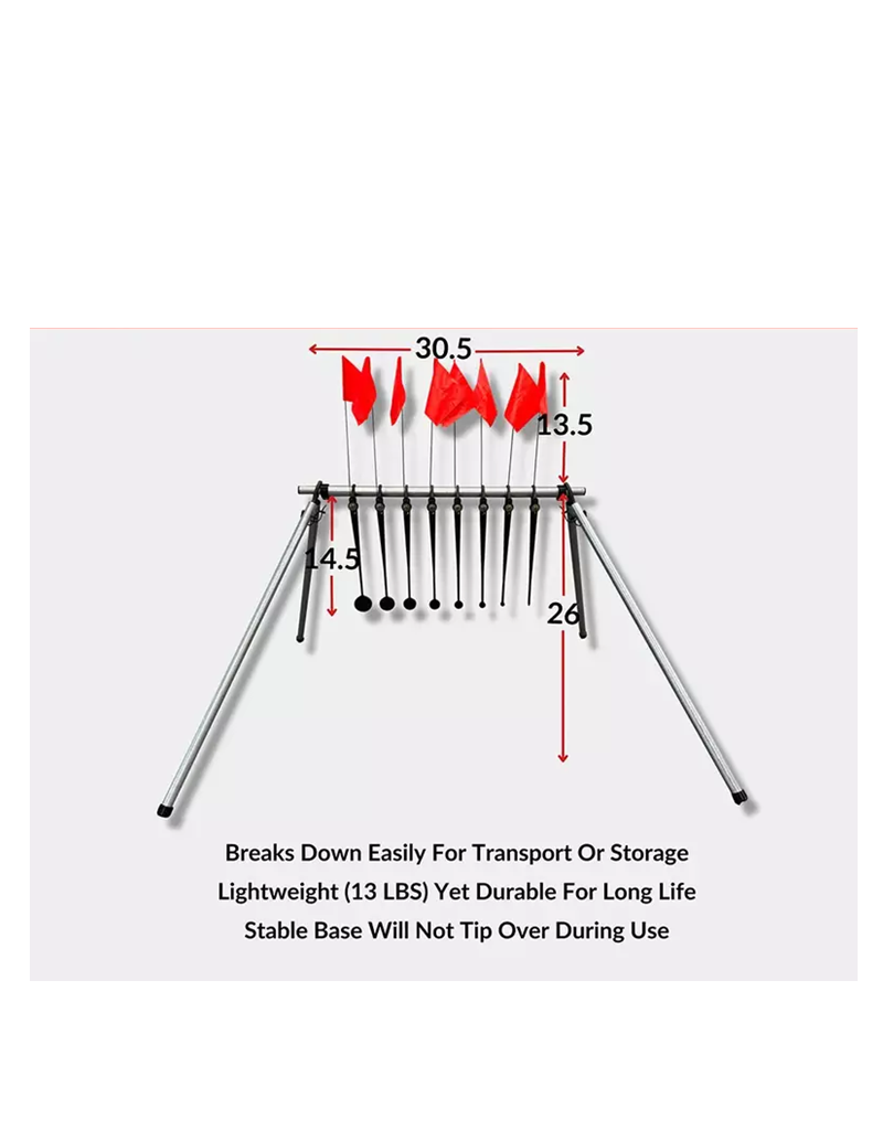 KYL - Know Your Limits Target - 1/4" ar500 paddles - New England Airgun Inc