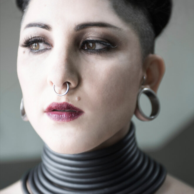 Cyberesque-Men's Cube Cardigan - Ceiba