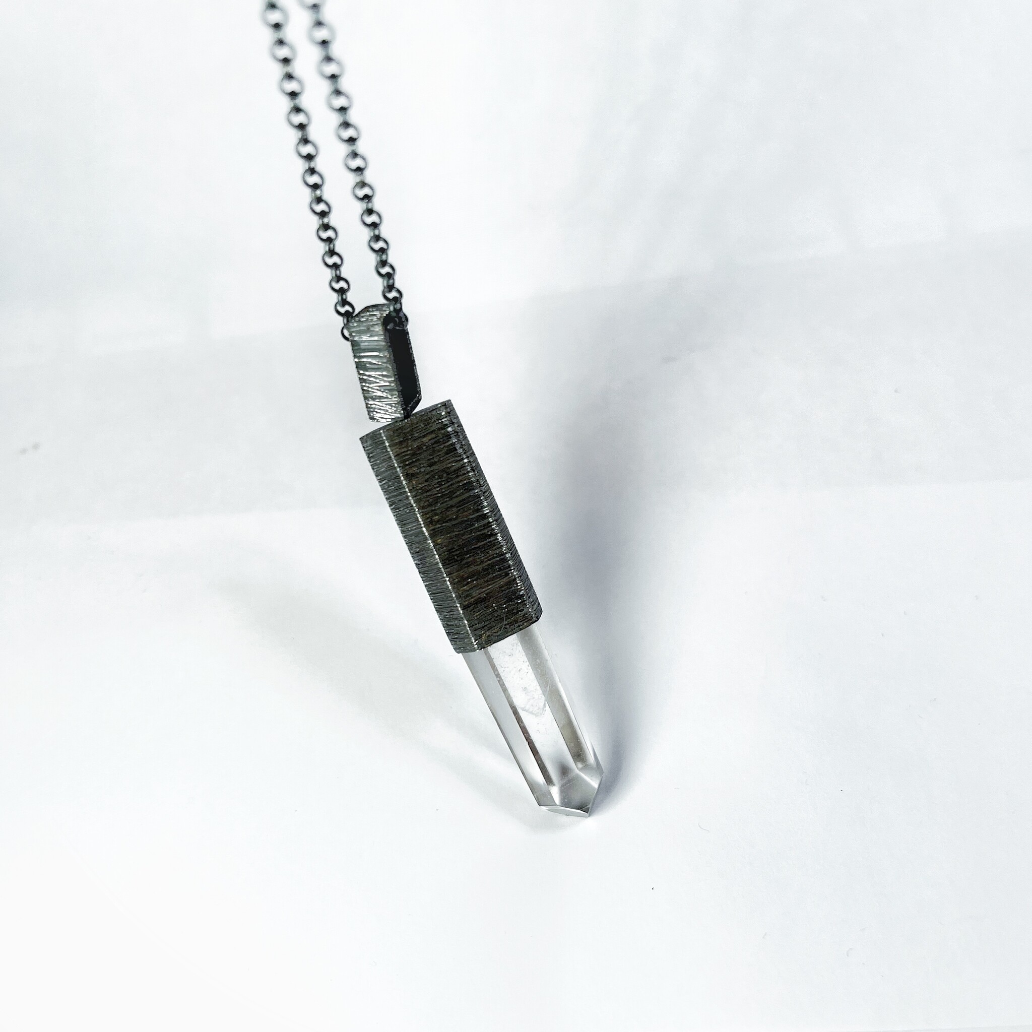 Mariella Pilato-925 Sterling Silver Hercules Pendant & Chain - Ceiba