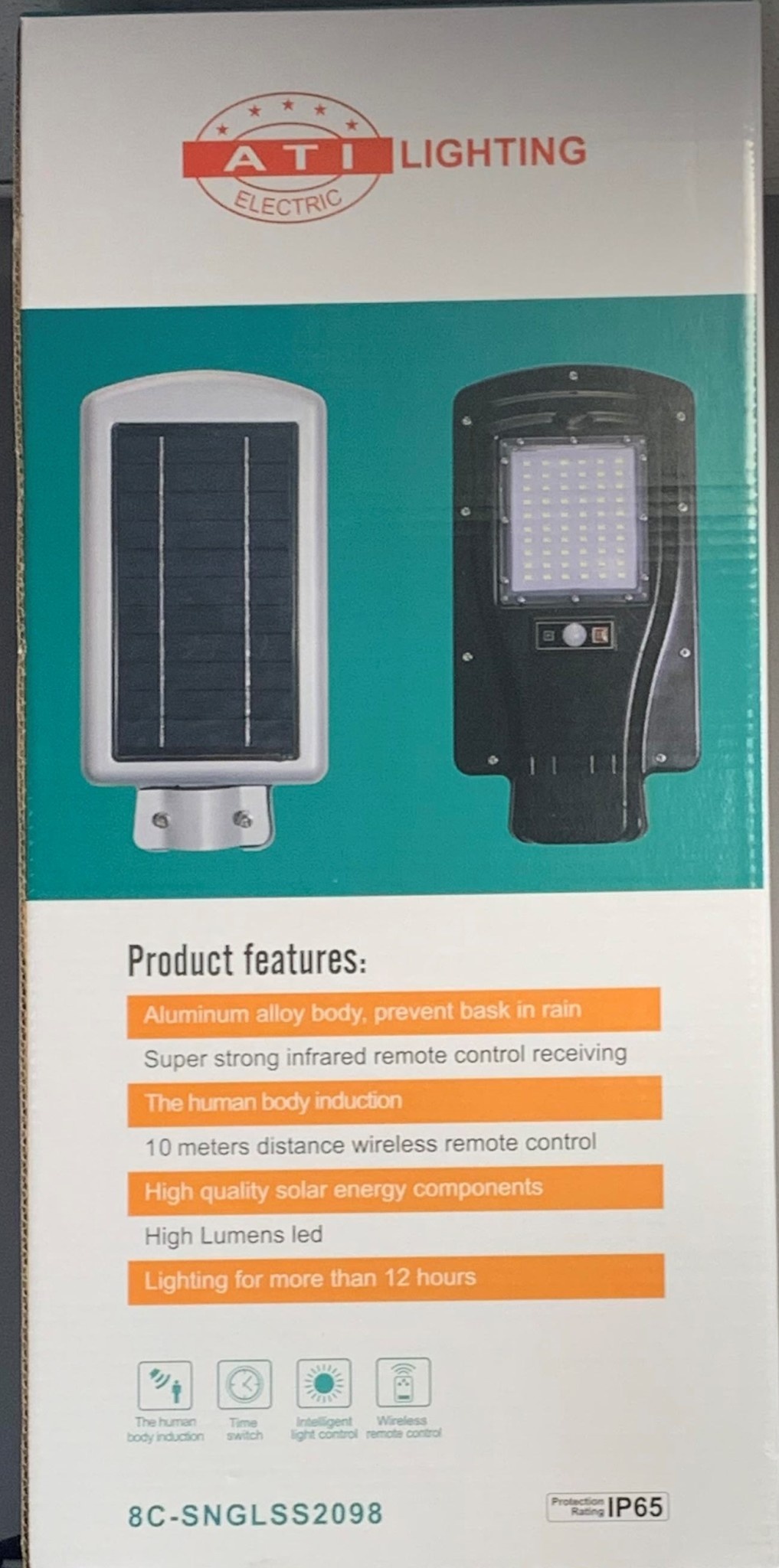 COBRA TYPE SOLAR LED LAMP 30W (8C-SNGLSS2098) - Lumbra Inc