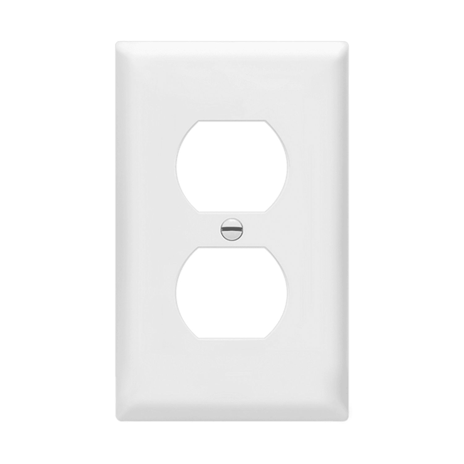 ENERLITES TAPA RECEPTACULO DOBLE BLANCA - Lumbra Inc