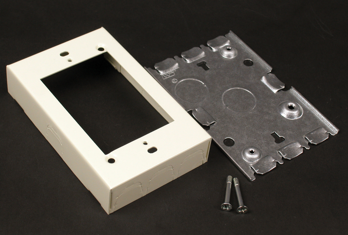 V5748S Wiremold 500/700 Series Single-Gang Switch and Receptacle Box ...