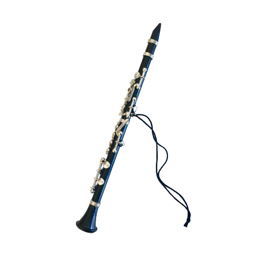 Blue Clarinet Instrument