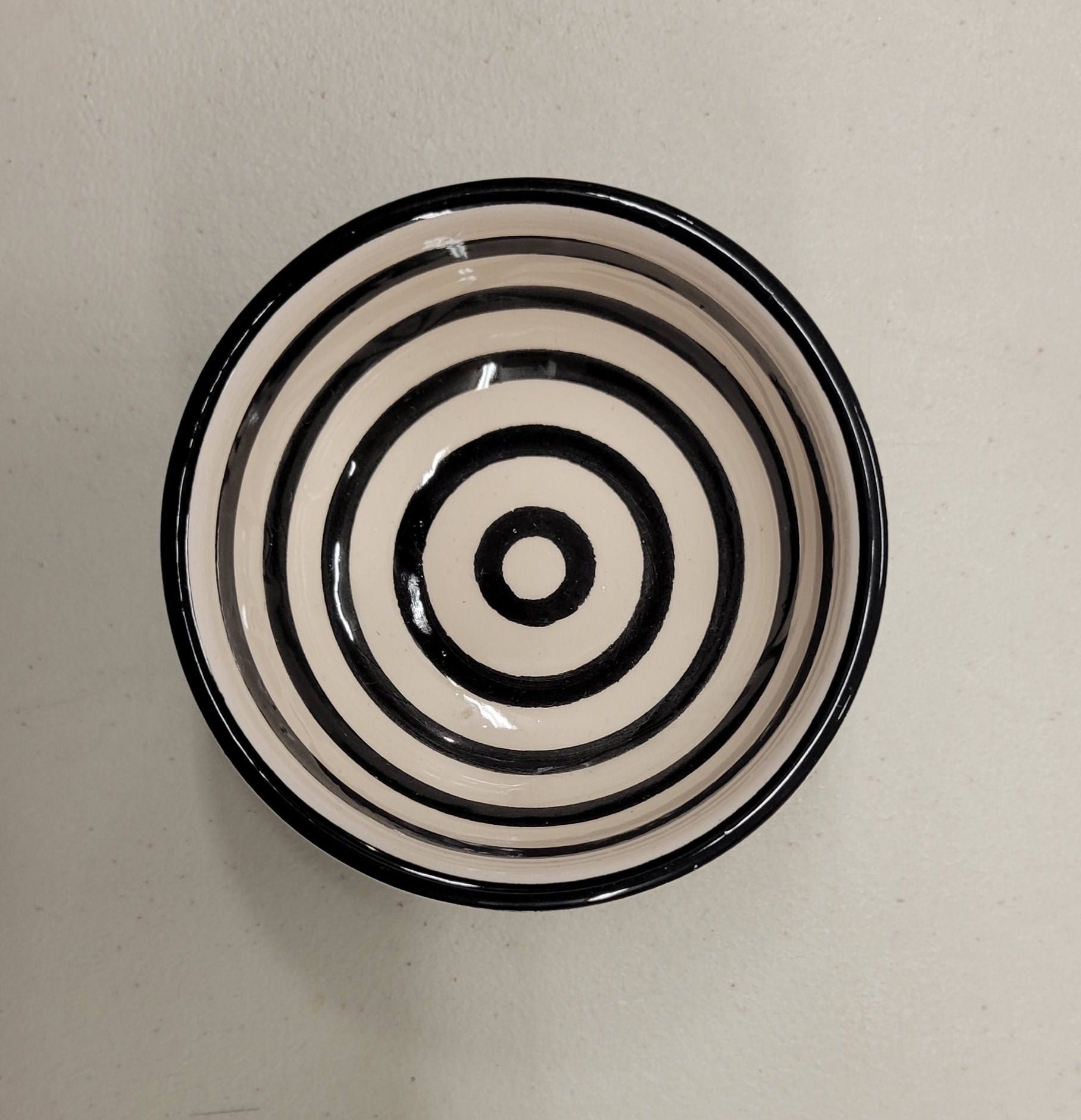 Black Spiral Small Ceramic Dish - Bunyaad Black Spiral Small Ceramic Dish - Bunyaad