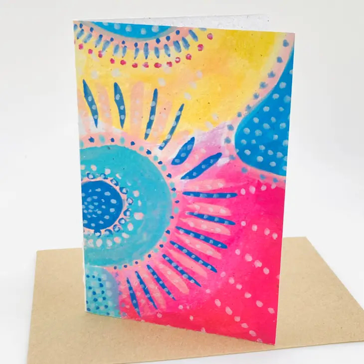 Growing Paper Greeting Card - Celebration of Pastel - Bunyaad