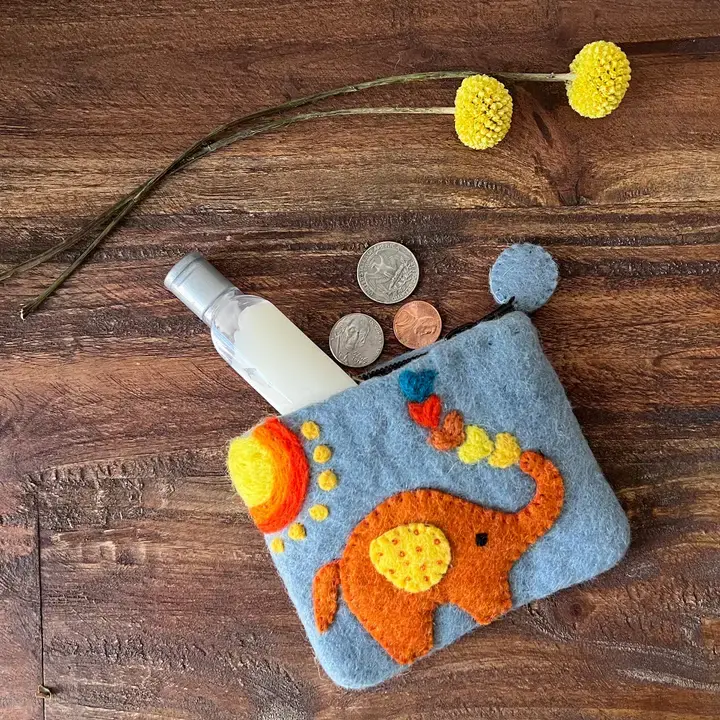Elephant Coin Pouch - Bunyaad