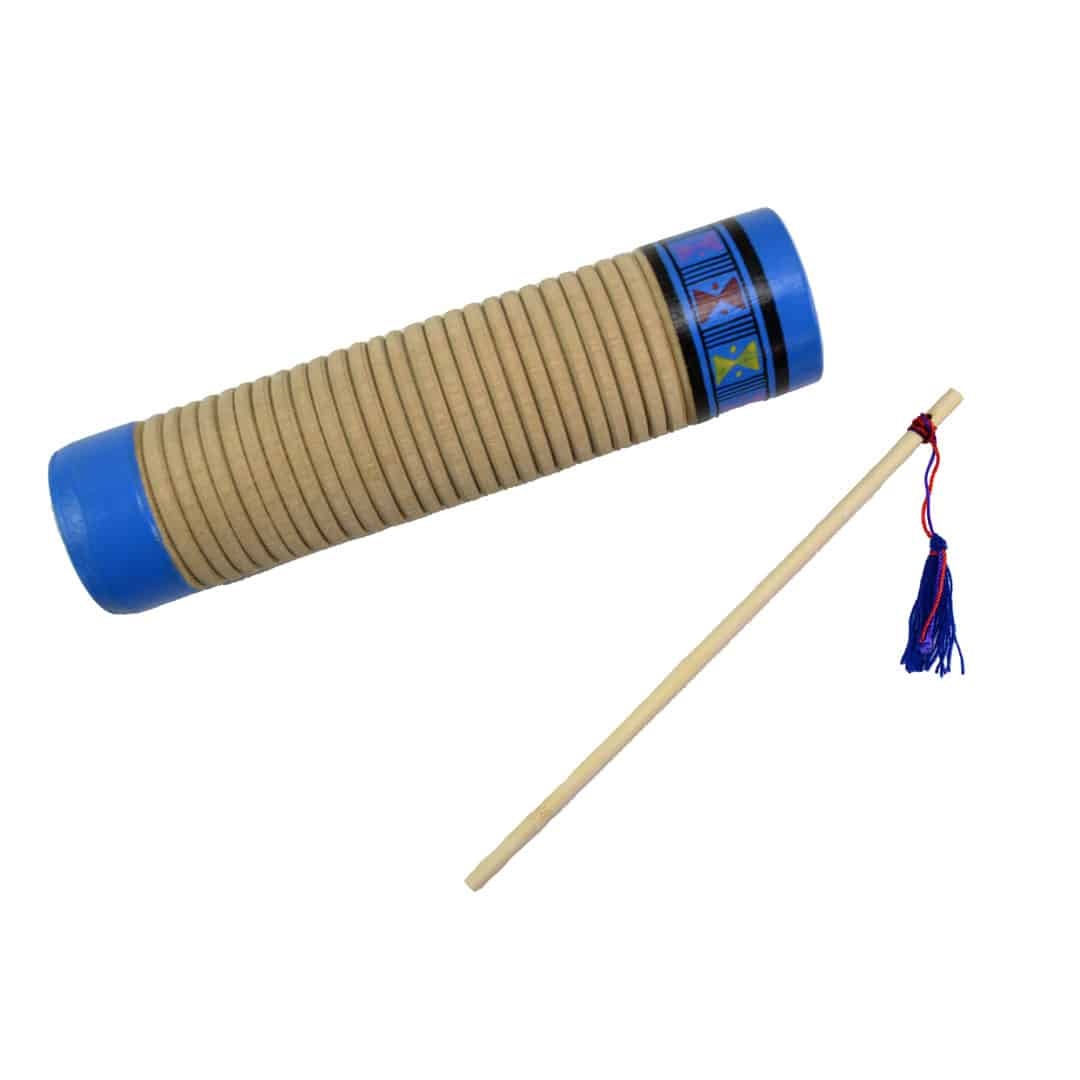 Colorful Guiro Gourd Croak Stick - Bunyaad