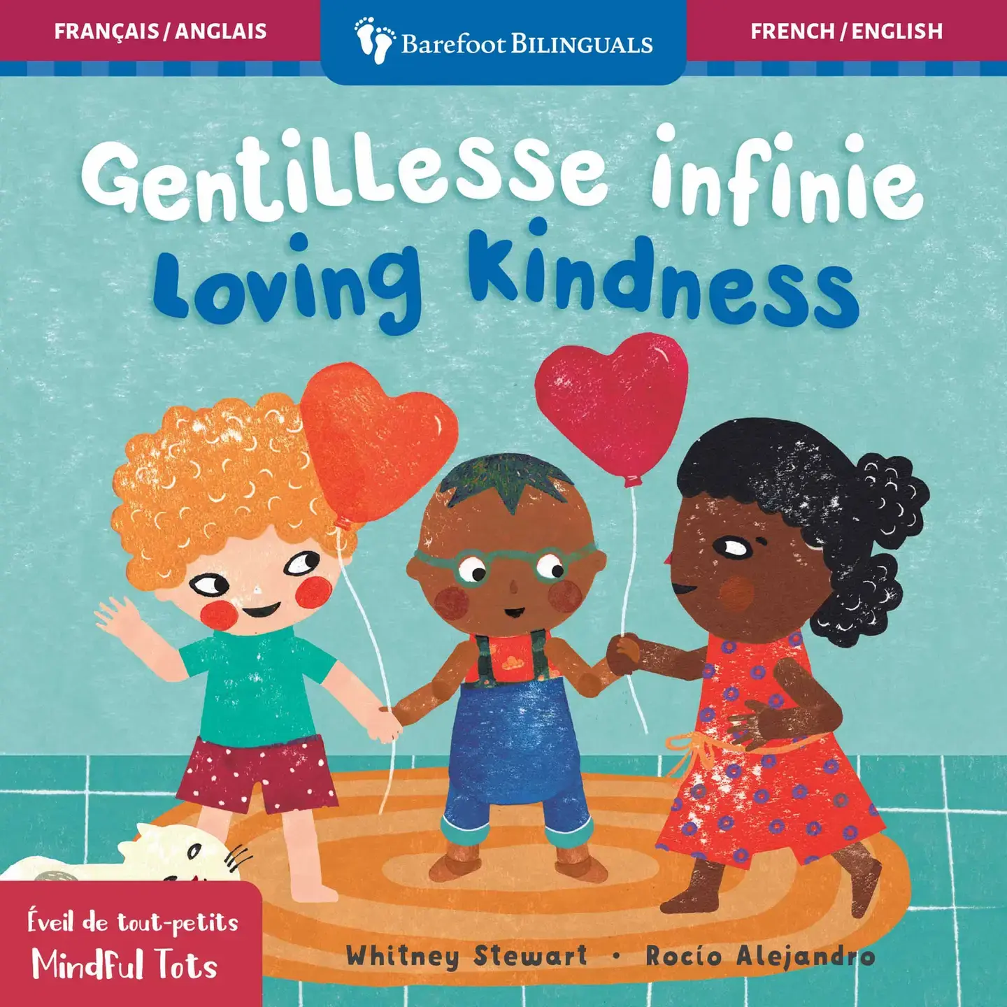 Mindful Tots: Loving Kindness Board Book (French/English) - Bunyaad