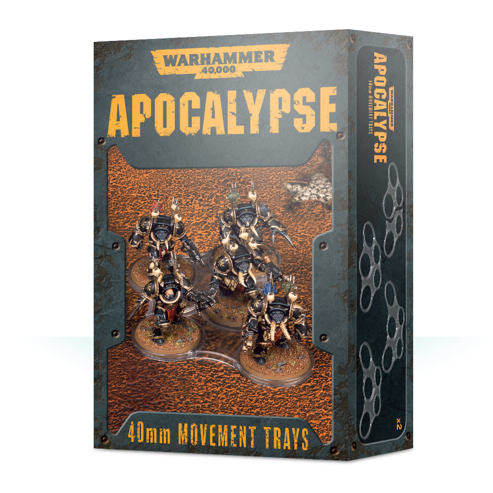 Games Workshop - GAW Warhammer 40K: Apocalypse - 40mm Movement Trays ...