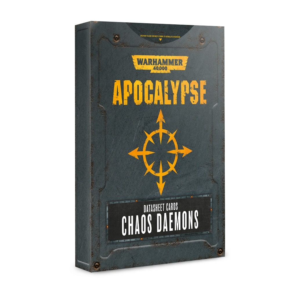 Games Workshop - GAW Warhammer 40K: Apocalypse - Datasheet Cards: Chaos ...
