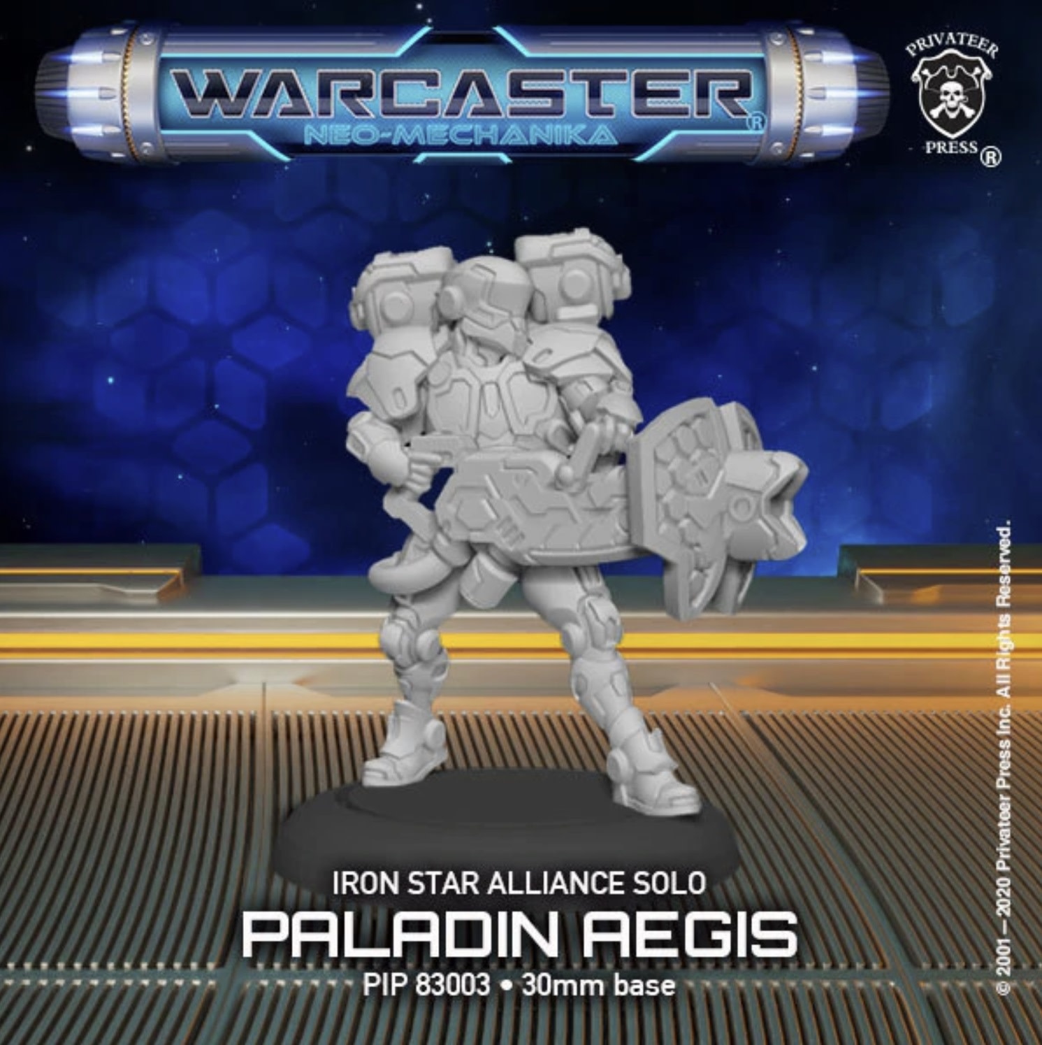 Warcaster: Neo-Mechanika - Iron Star Alliance - Paladin Aegis - Solo ...
