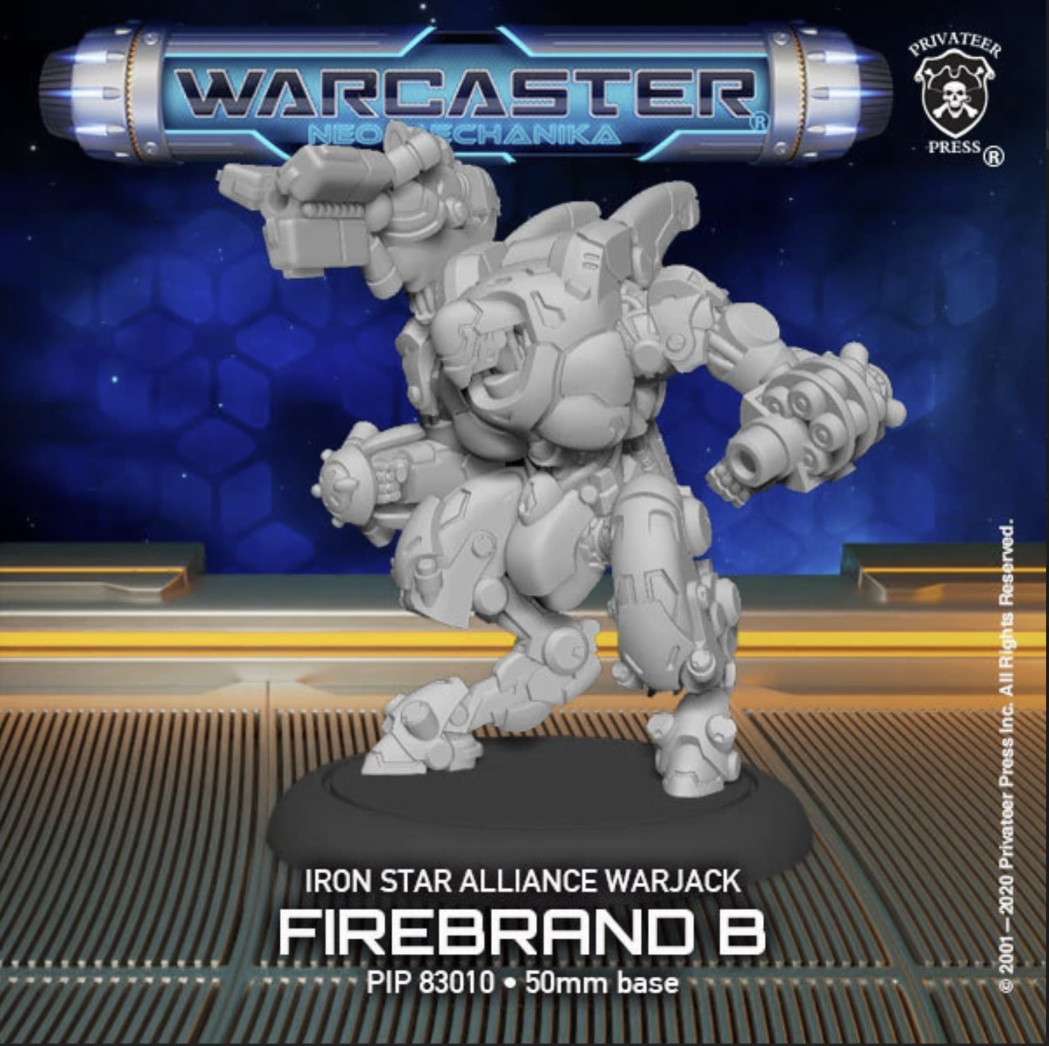 Warcaster: Neo-Mechanika - Firebrand B Variant - Light Warjack ...