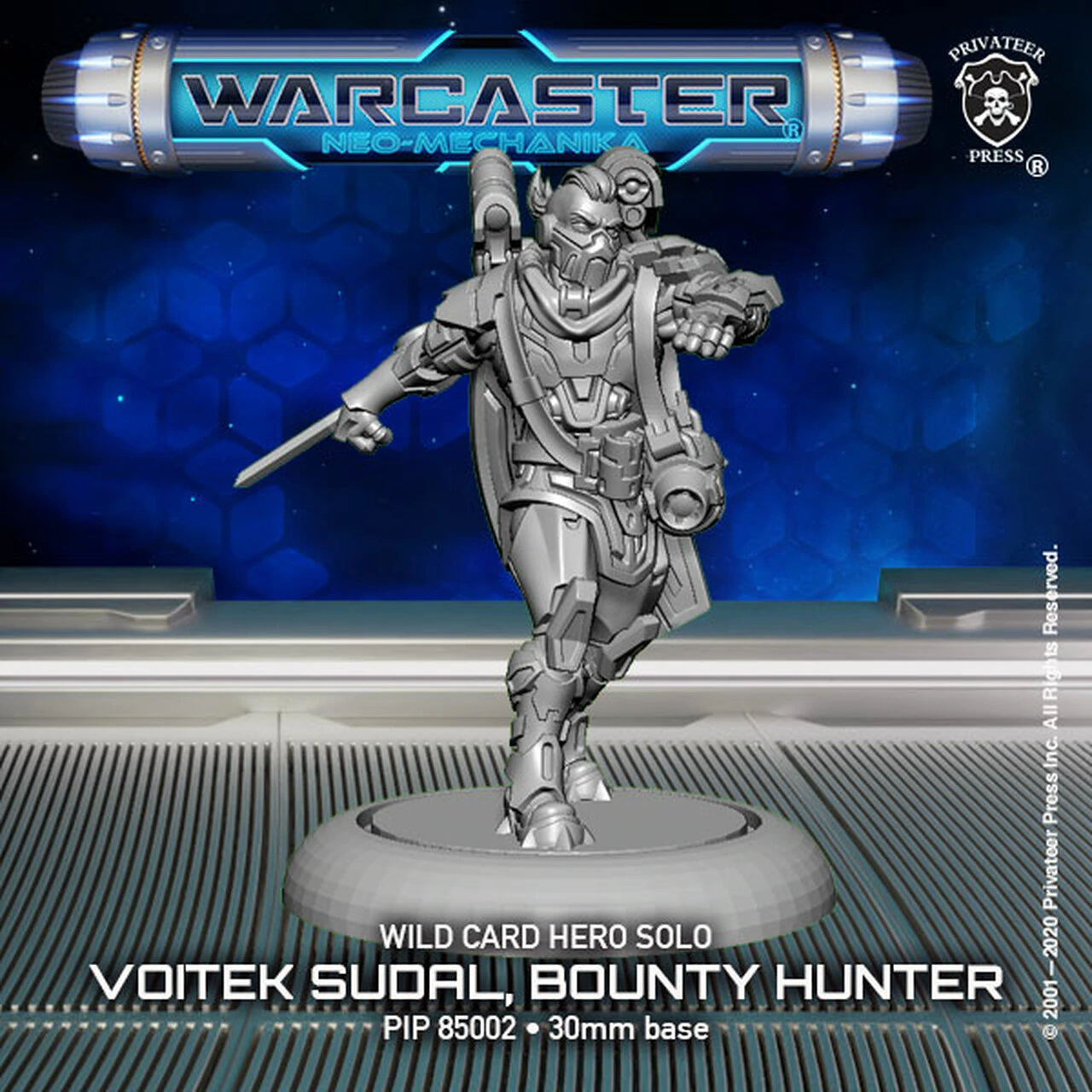 Warcaster: Neo-Mechanika - Wild Card - Voitek Sudal, Bounty Hunter ...