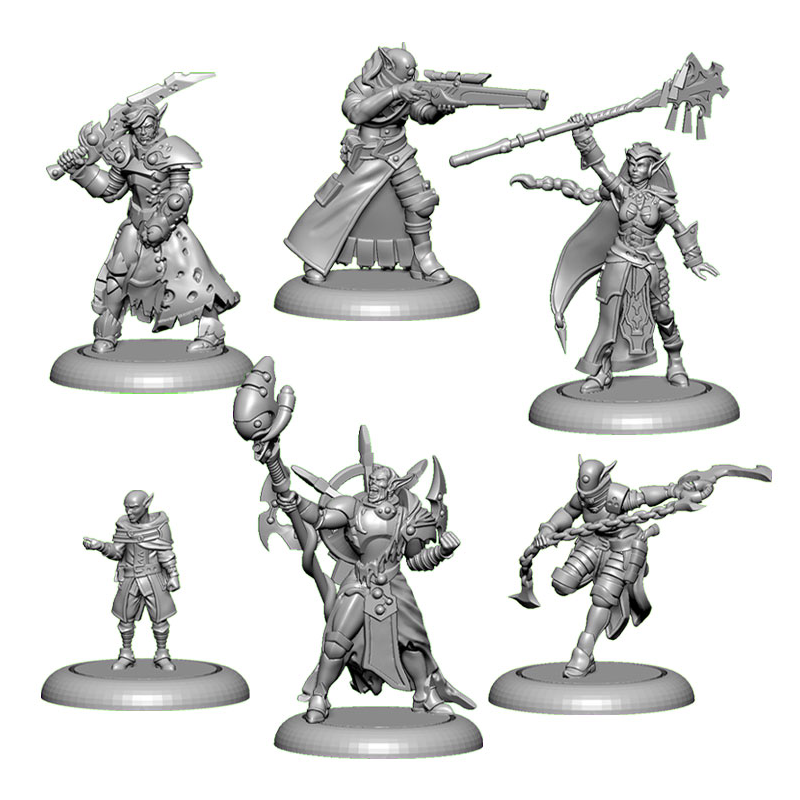 Iron Kingdoms - Roleplaying Game - Shadow of the Seeker Miniatures Set ...