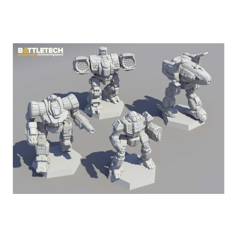Battletech: Inner Sphere - Fire Battle Lance - Discount Games Inc