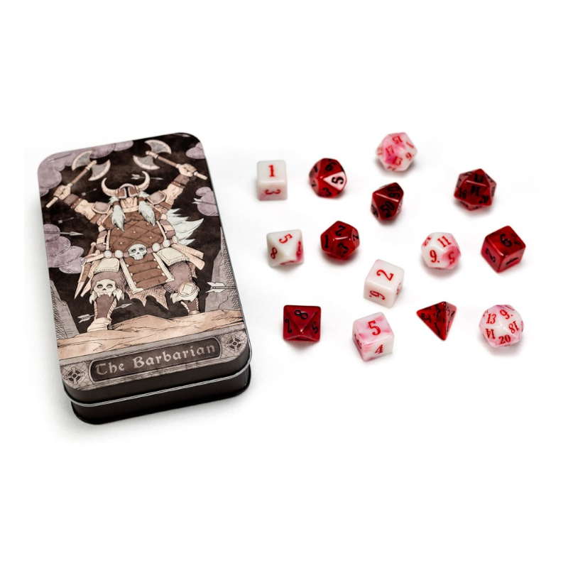 Beadle & Grimm - RPG Class Dice Set - Barbarian - Discount Games Inc