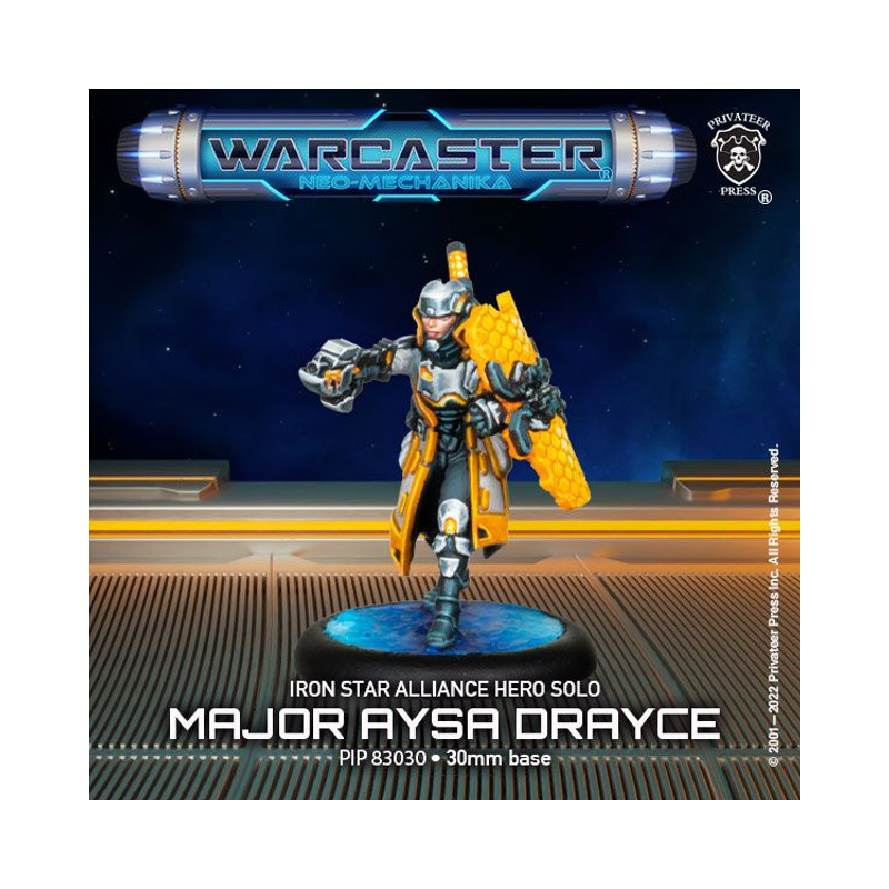 Warcaster: Neo Mechanika - Iron Star Alliance - Major Aysa Drayce ...