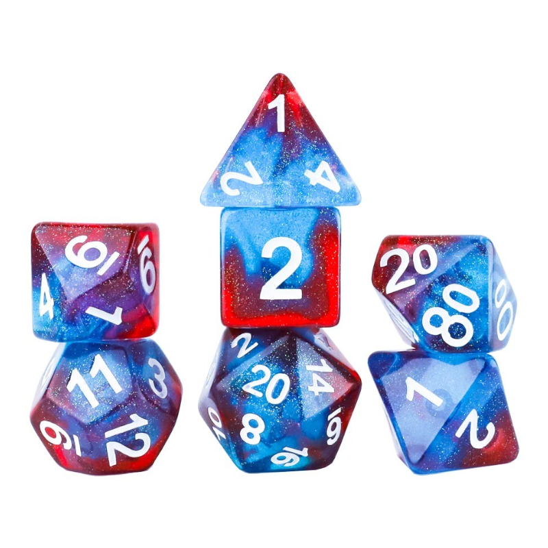 Sirius Dice - Polyhedral 7-Die Set - Starry Skies - Discount Games Inc