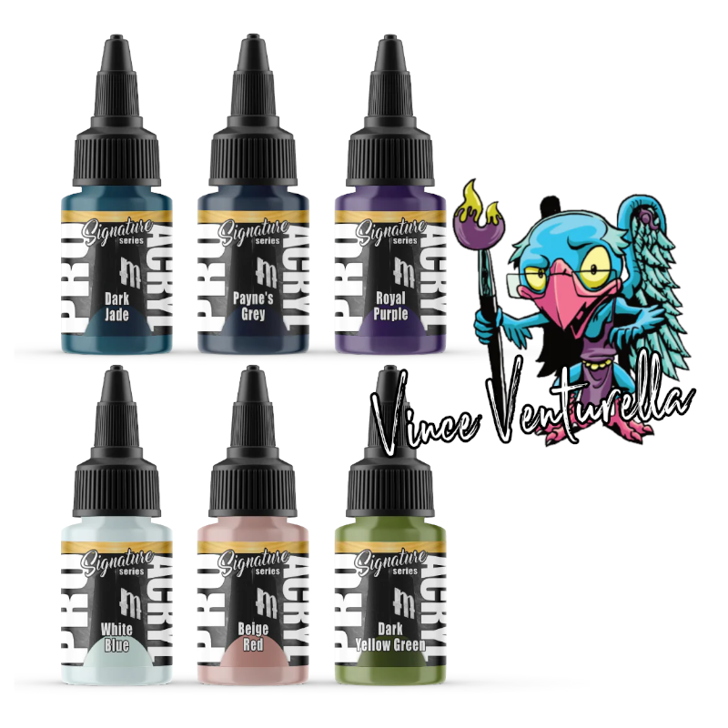 Monument Hobbies - Pro Acryl Paints - Signature Series Set 1 - Vince ...