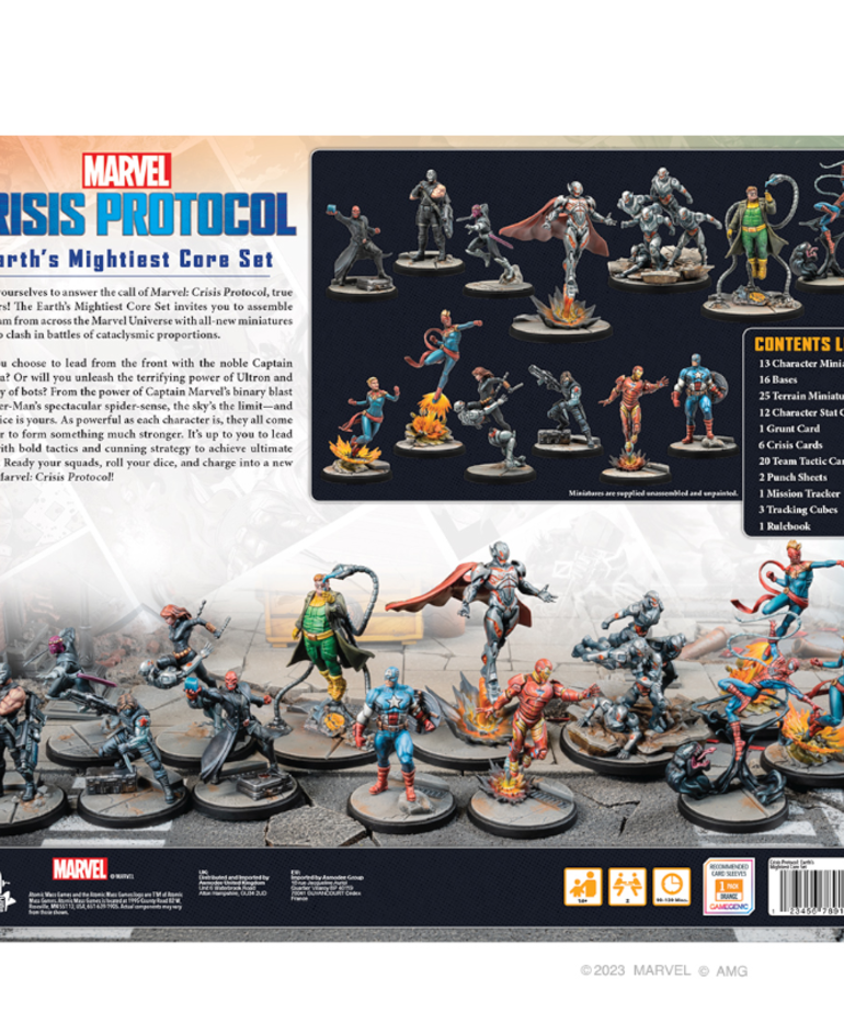Marvel: Crisis Protocol - Earth's Mightiest Core Set - Discount Games Inc