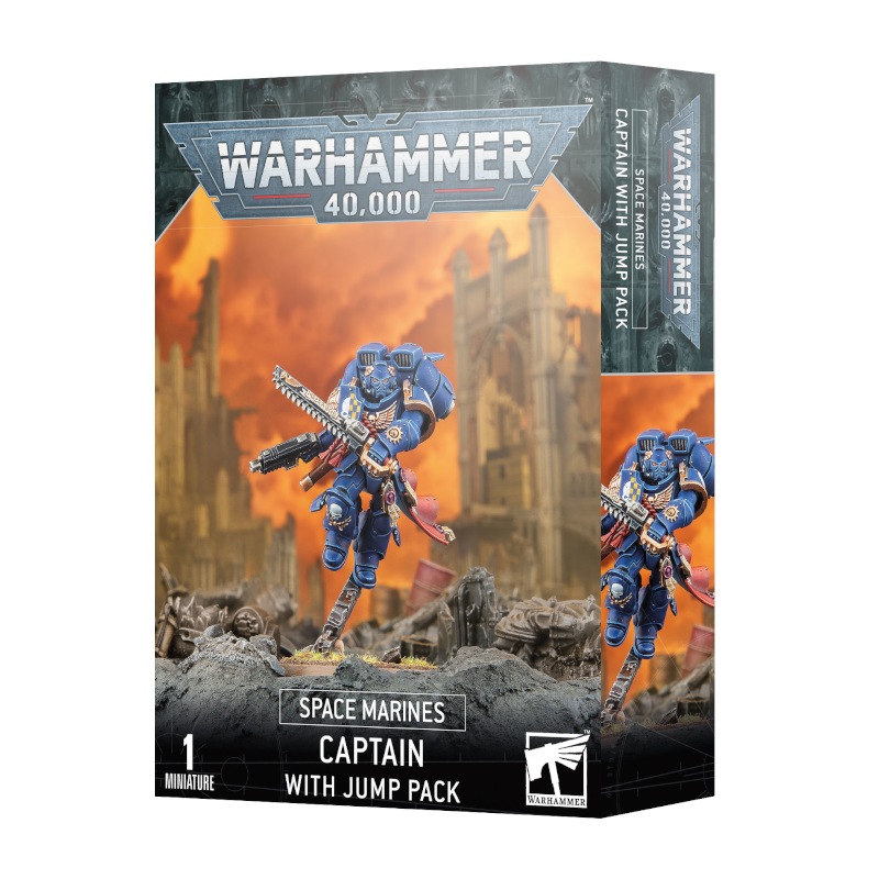 Warhammer 40K - Space Marines - Captain with Jump Pack - Discount Games Inc