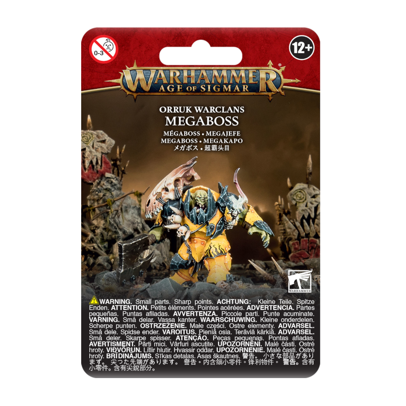 Warhammer: Age of Sigmar - Ironjawz - Orruk Megaboss - Discount Games Inc